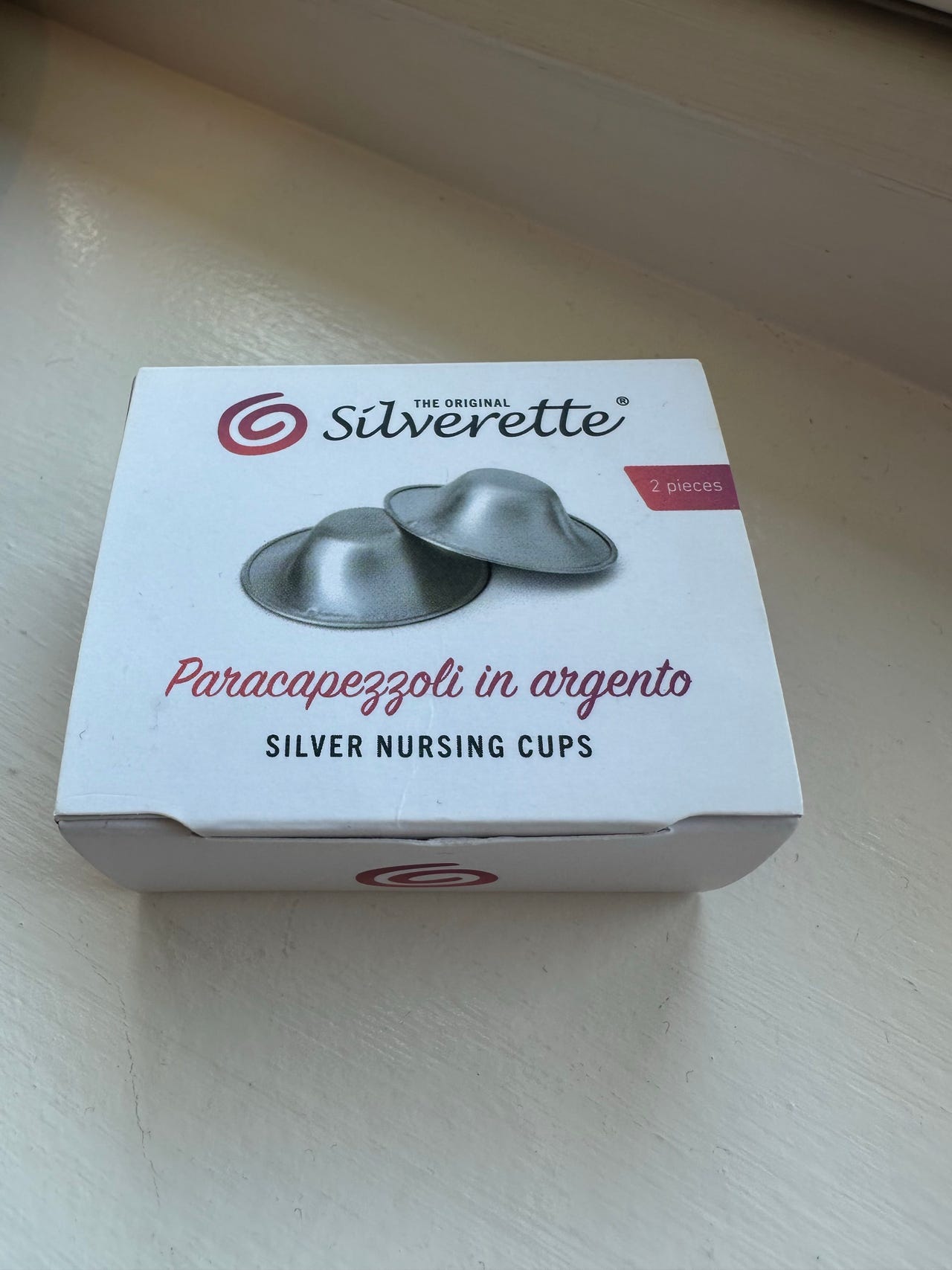Silverette Silver Nursing Cups | FINN-torget