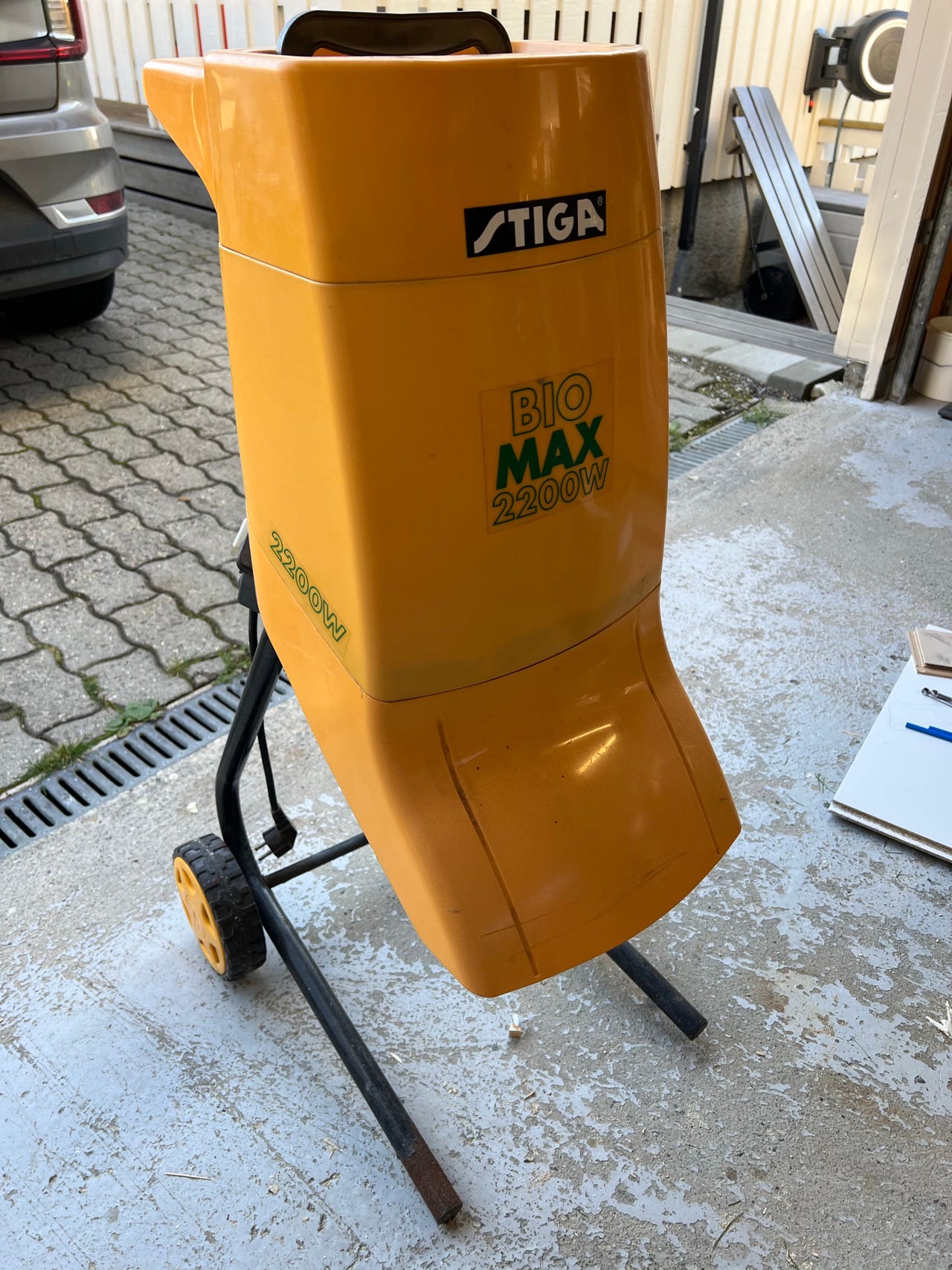 Stiga Bio Max Hagekompostkvern Gul | FINN-torget