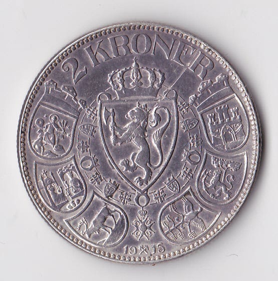 Norge 2kr sølv 1915 | FINN-torget