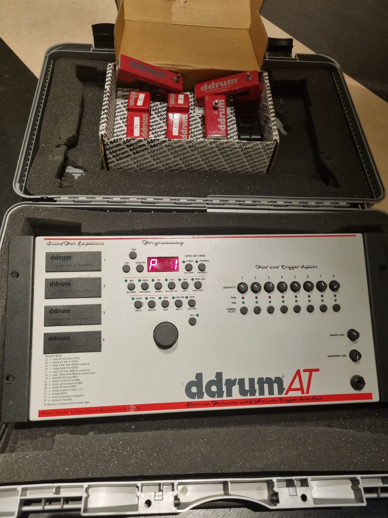 Ddrum AT drum module fra 1993 | FINN-torget
