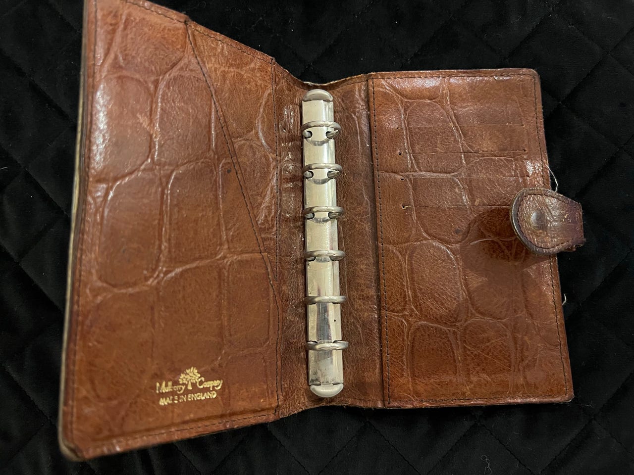 Vintage Mulberry organizer i skinn (filofax) «Made in England» | FINN ...