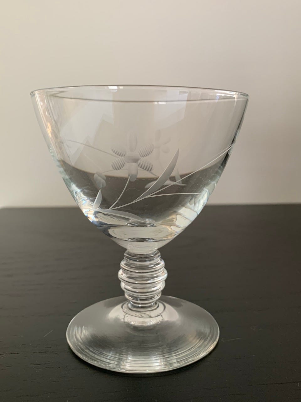 Antikke fine glass m/slipt dekor | FINN-torget