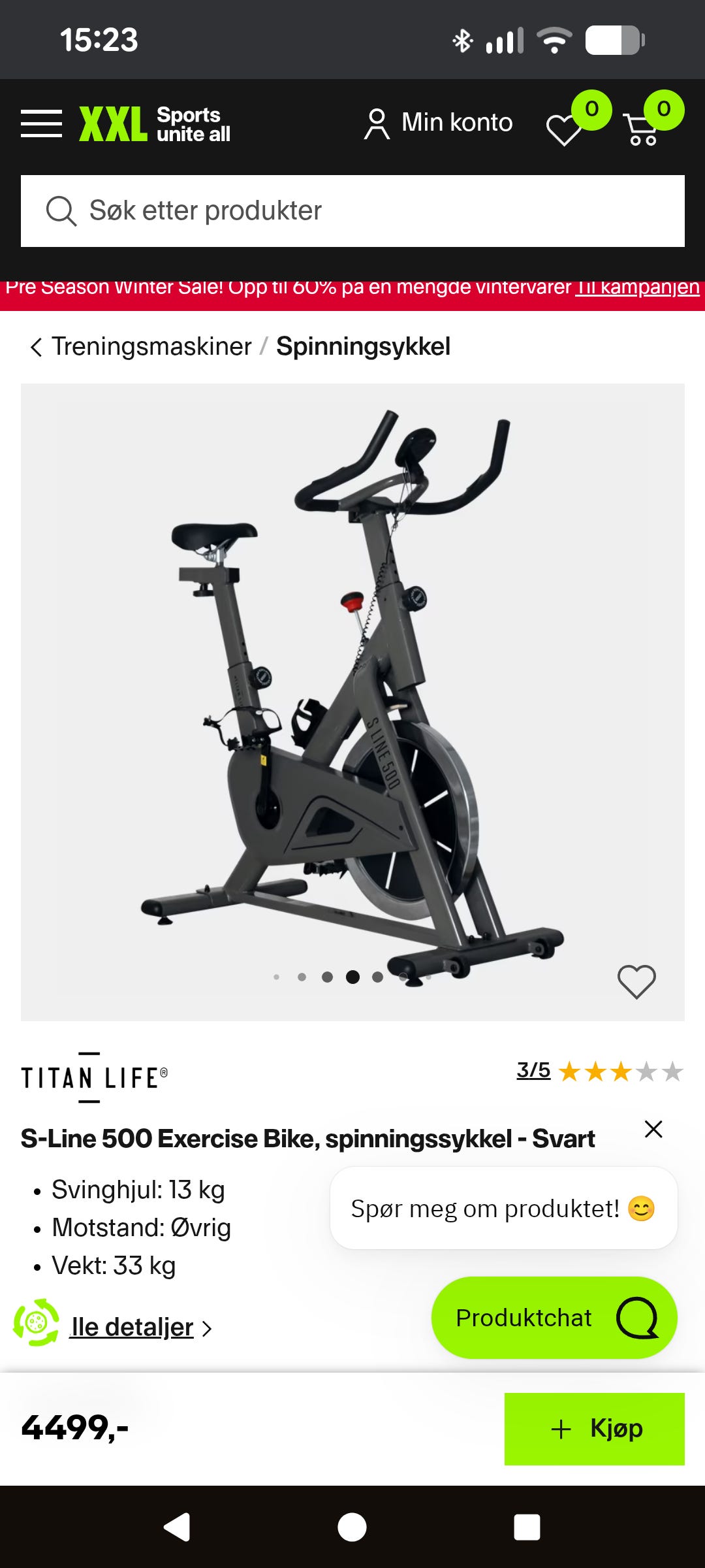 Spinning sykkel, | FINN-torget
