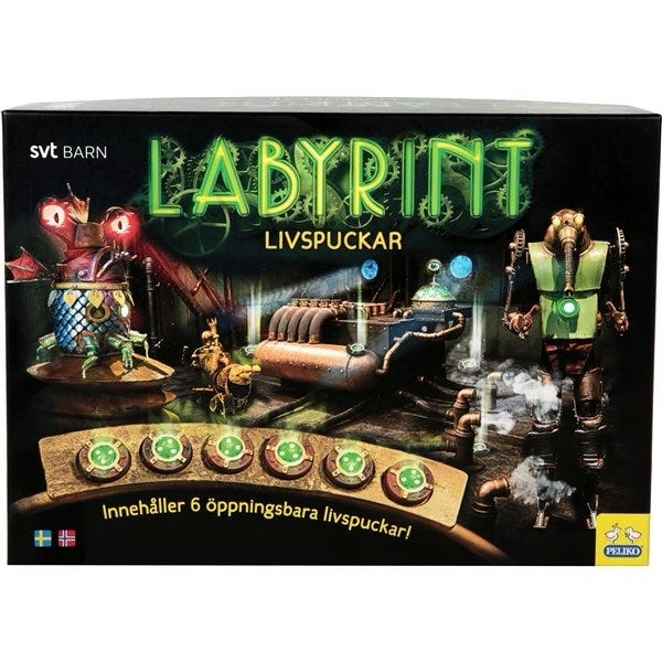 SVT Barn Labyrint Livspuckar Brettspill | FINN-torget