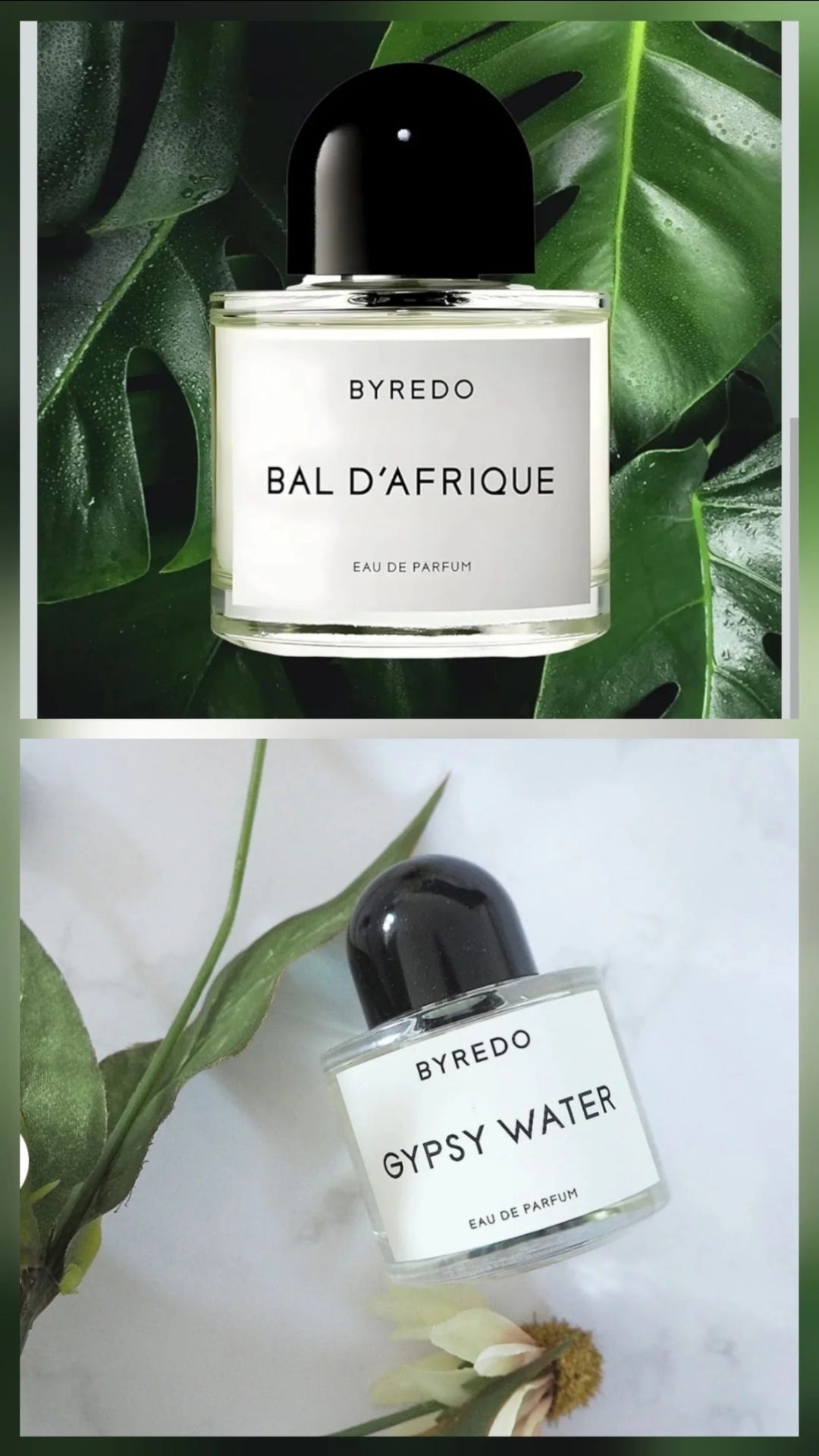 Byredo Gypsy Water og Bal D'Afrique parfymeprøver | FINN-torget