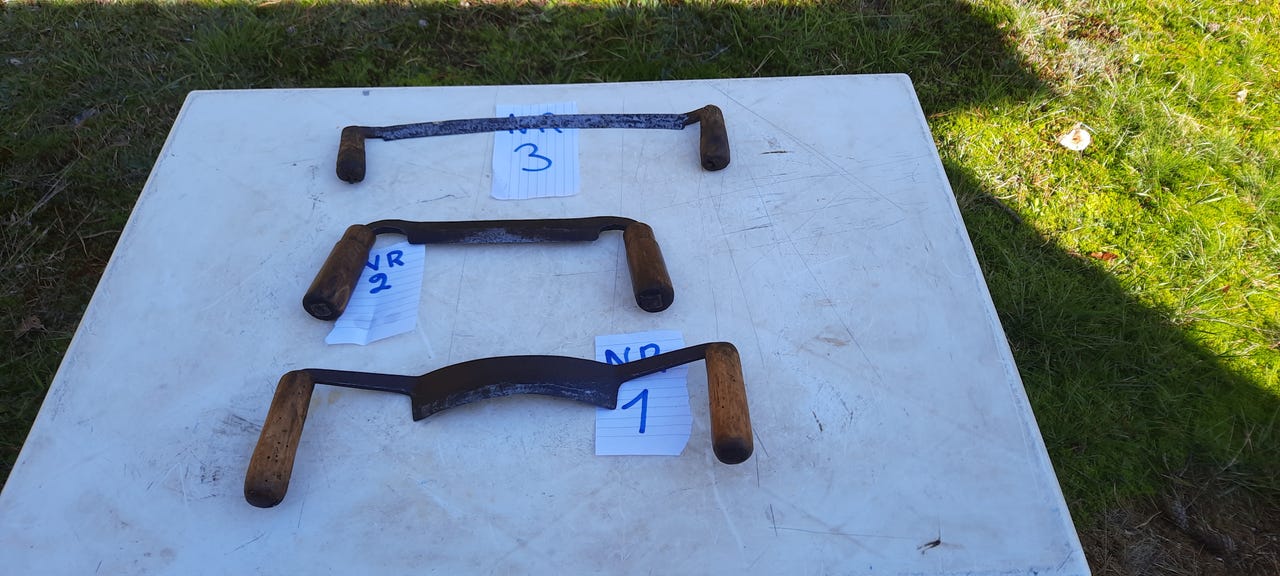 3 stk Eldre Bandkniv / Medkniv / Barkekniv | FINN-torget