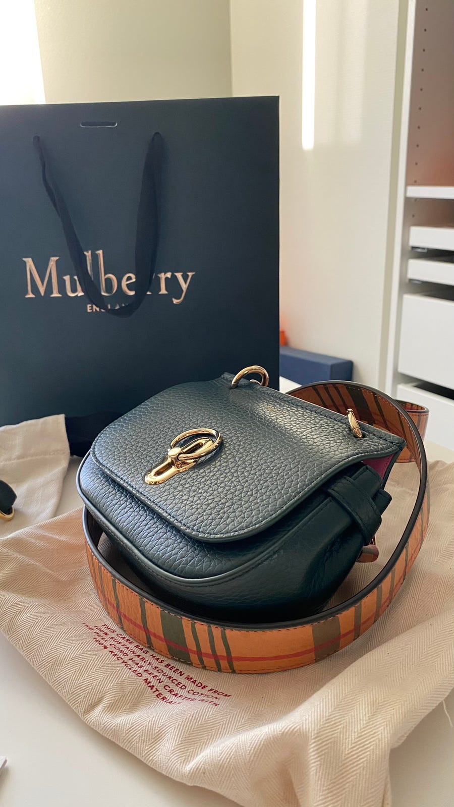 Mulberry Mini Amberley Green Limited Edition | FINN-torget