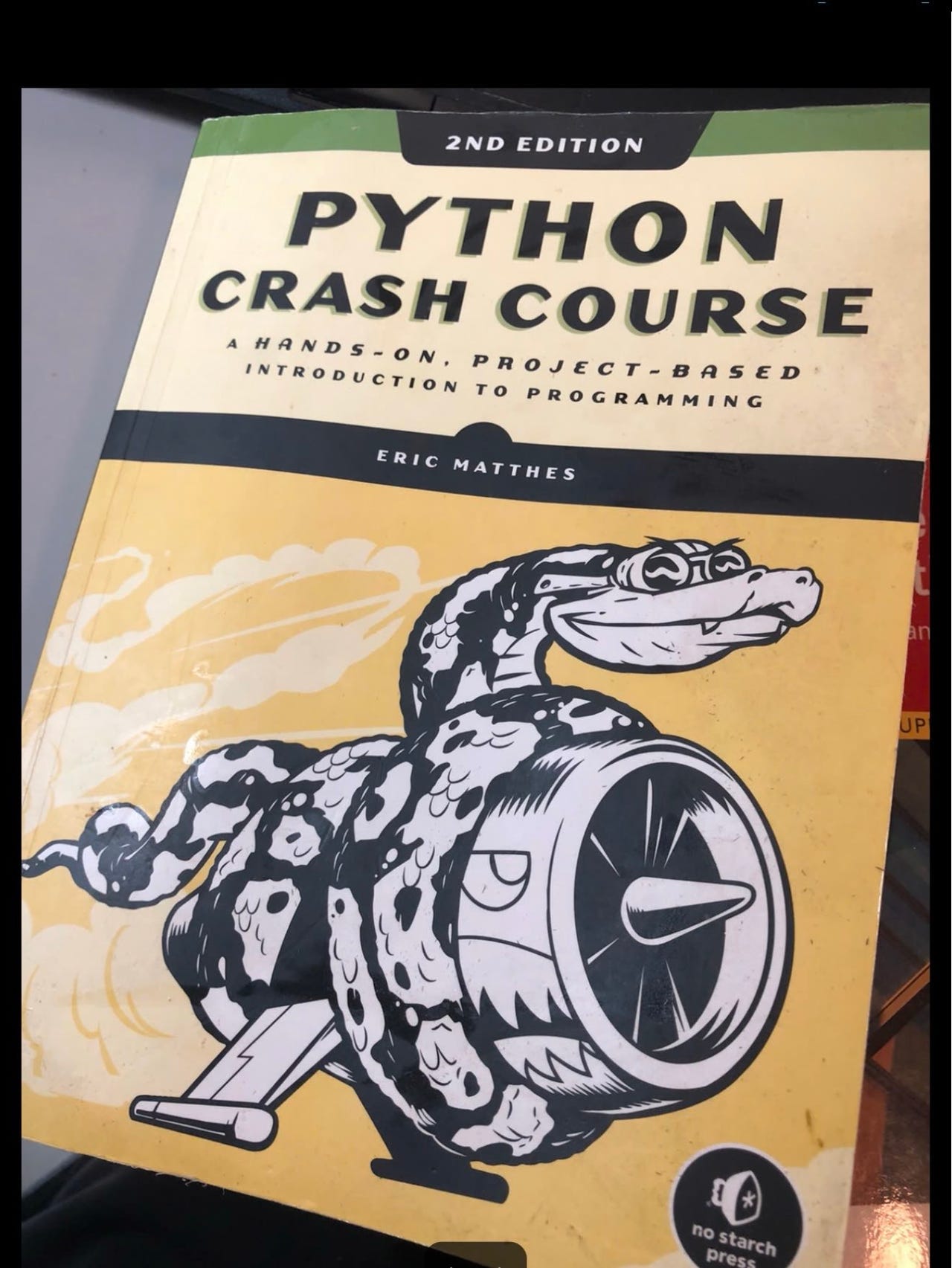 Python Crash Course Bok Programmering Introduksjon | FINN-torget
