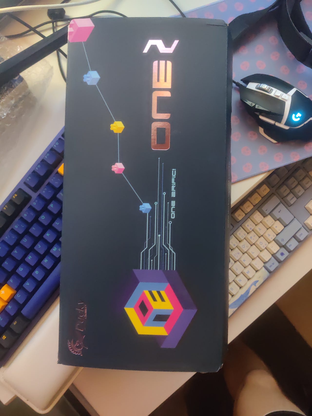 Ducky One 2 Mekanisk Tastatur Blå og Gul | FINN-torget