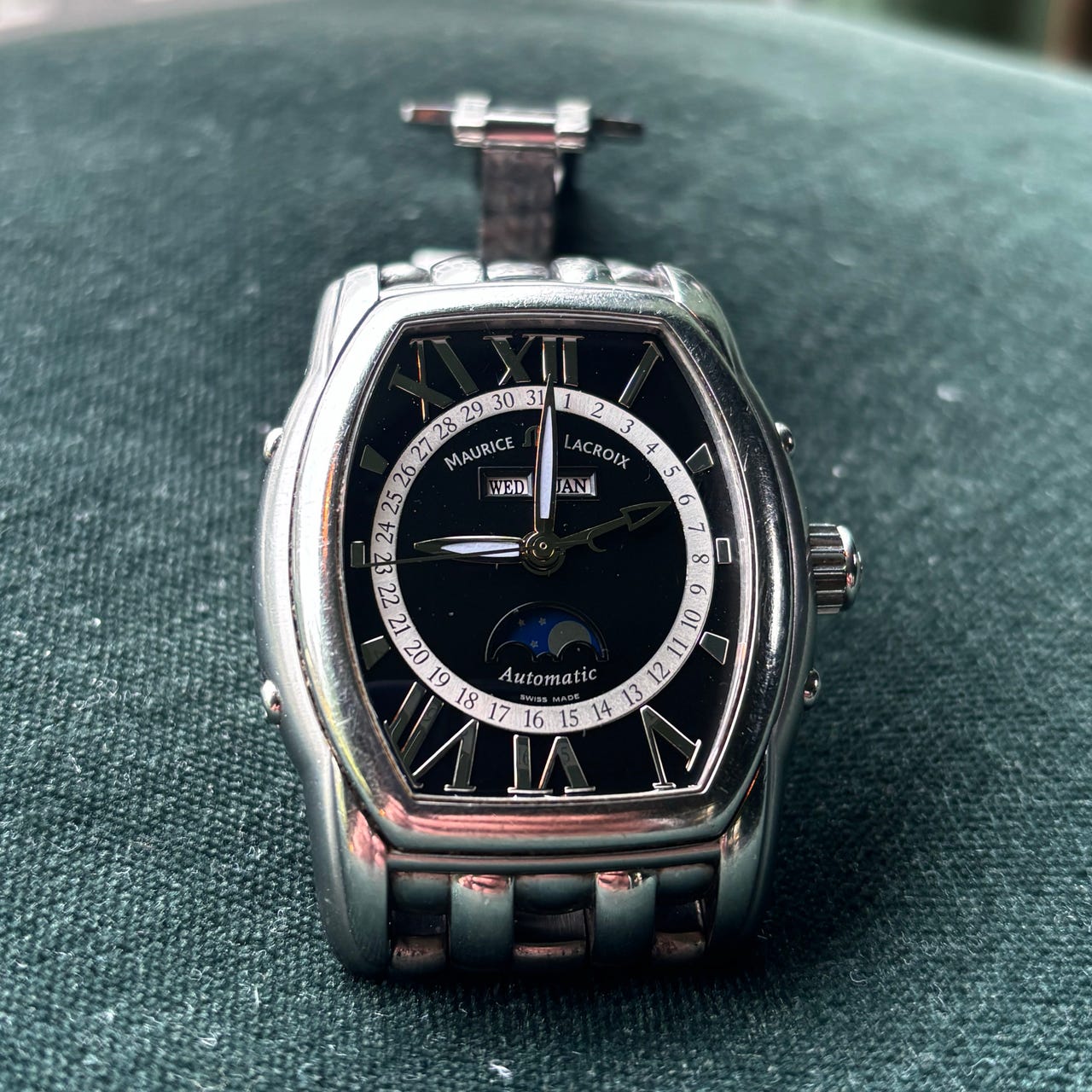 Maurice Lacroix Masterpiece Phase de Lune Stainless Steel | FINN-torget