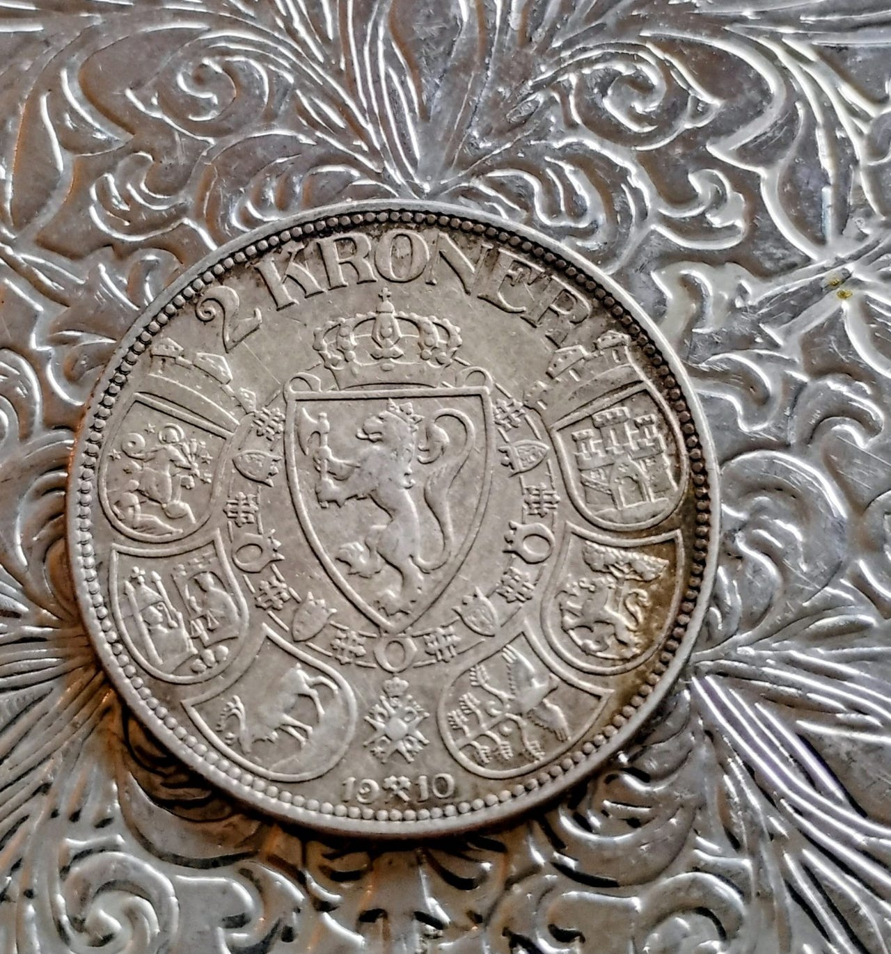 2 kroner 1910 i kvalitet 1+ | FINN-torget