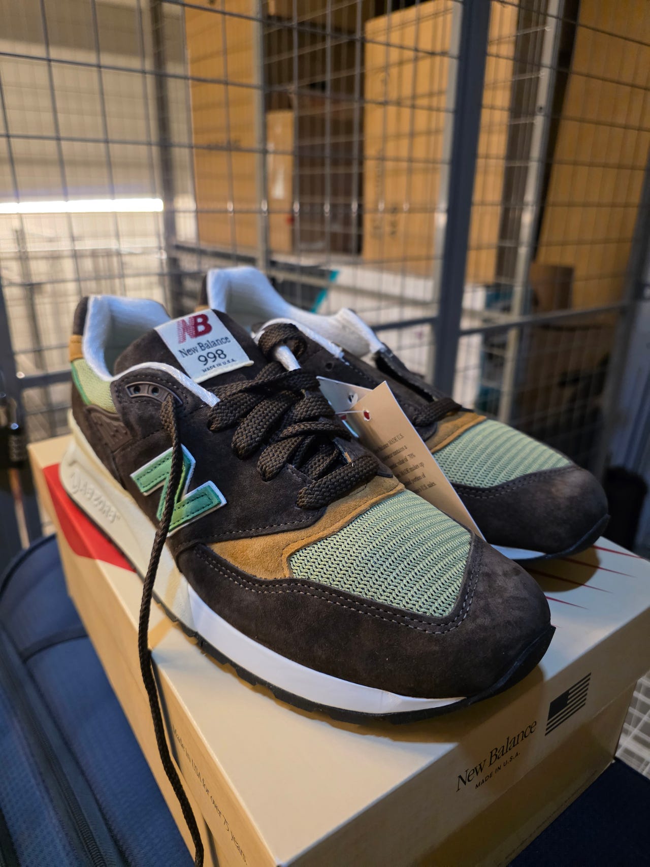 New Balance 998 Made in USA Teddy Santis 'Brown Green' | FINN-torget
