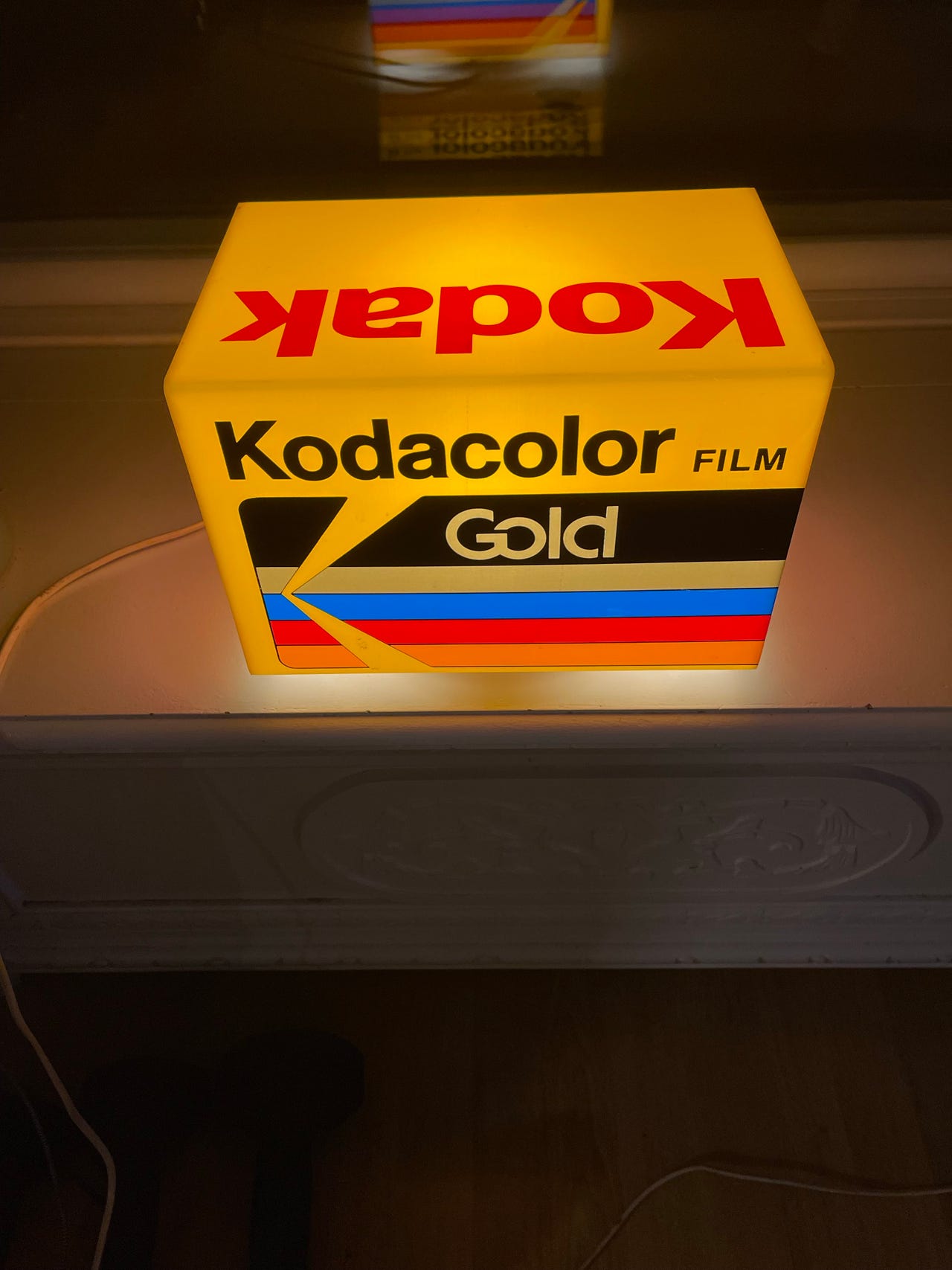 Vintage Kodak Film reklame boks med lys. | FINN-torget