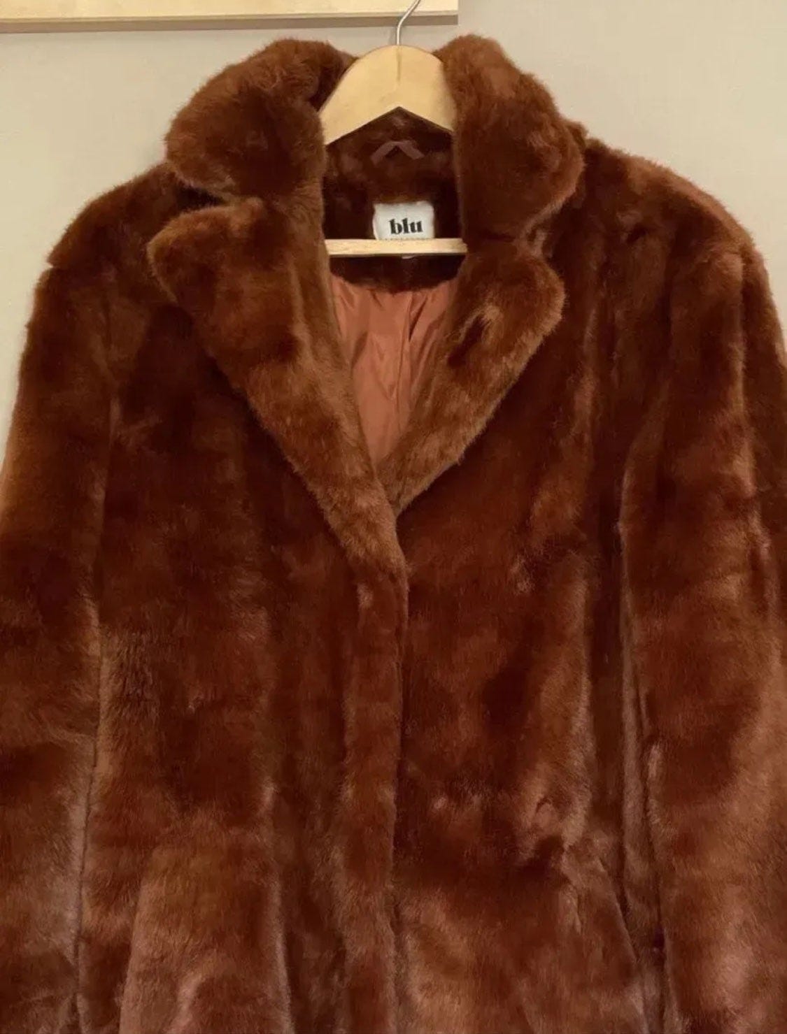 Fuskepels fra Blu | FINN-torget