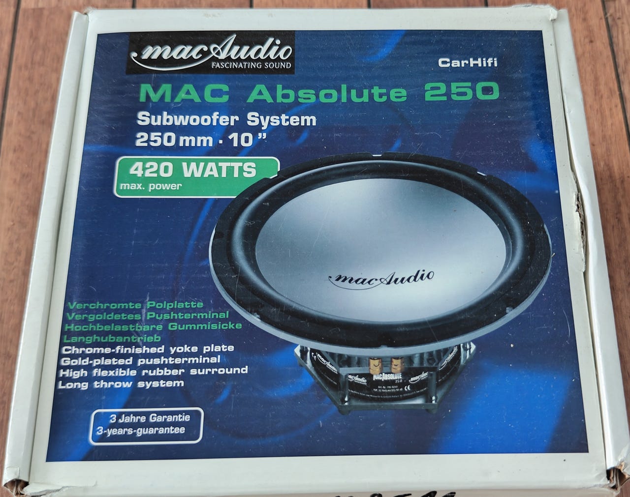 Helt ny Mac Audio Mac Absolute subwoofer 10" 420 Watt | FINN-torget