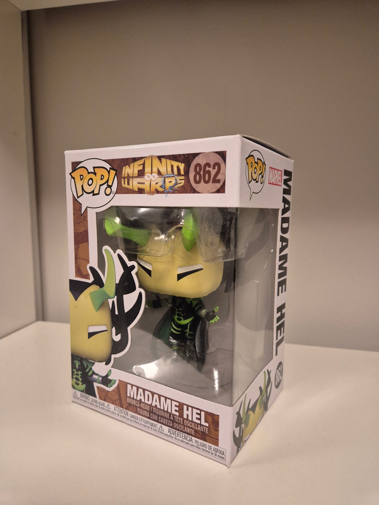 Funko Pop! #862 – Madame Hel fra Marvel Infinity Warps | FINN-torget