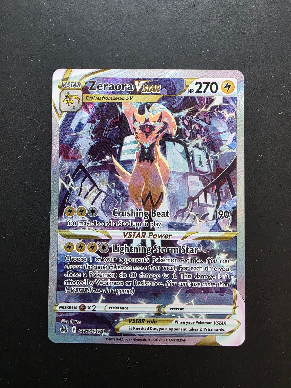 Crown Zenith Zeraora Vstar | FINN-torget