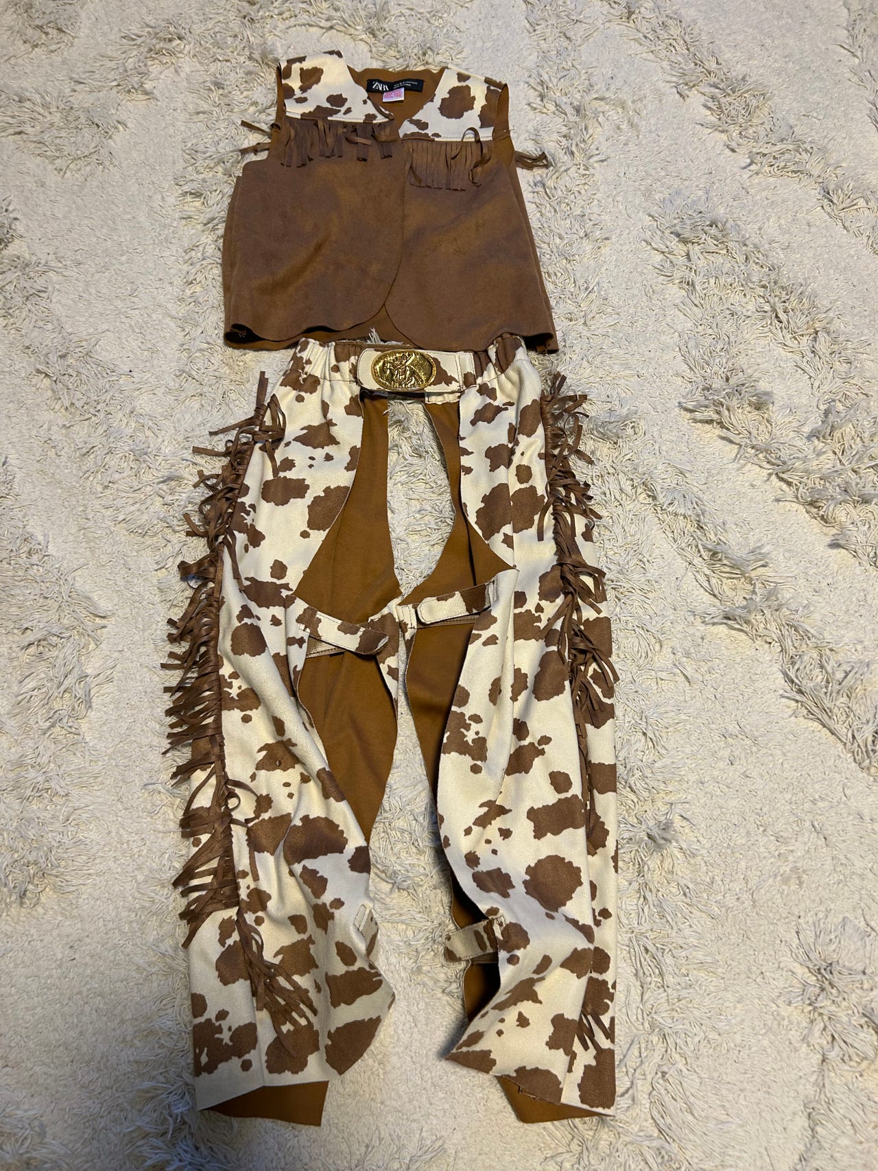 Zara Barn 116 Gutt Brune Cowboy kostyme | FINN-torget
