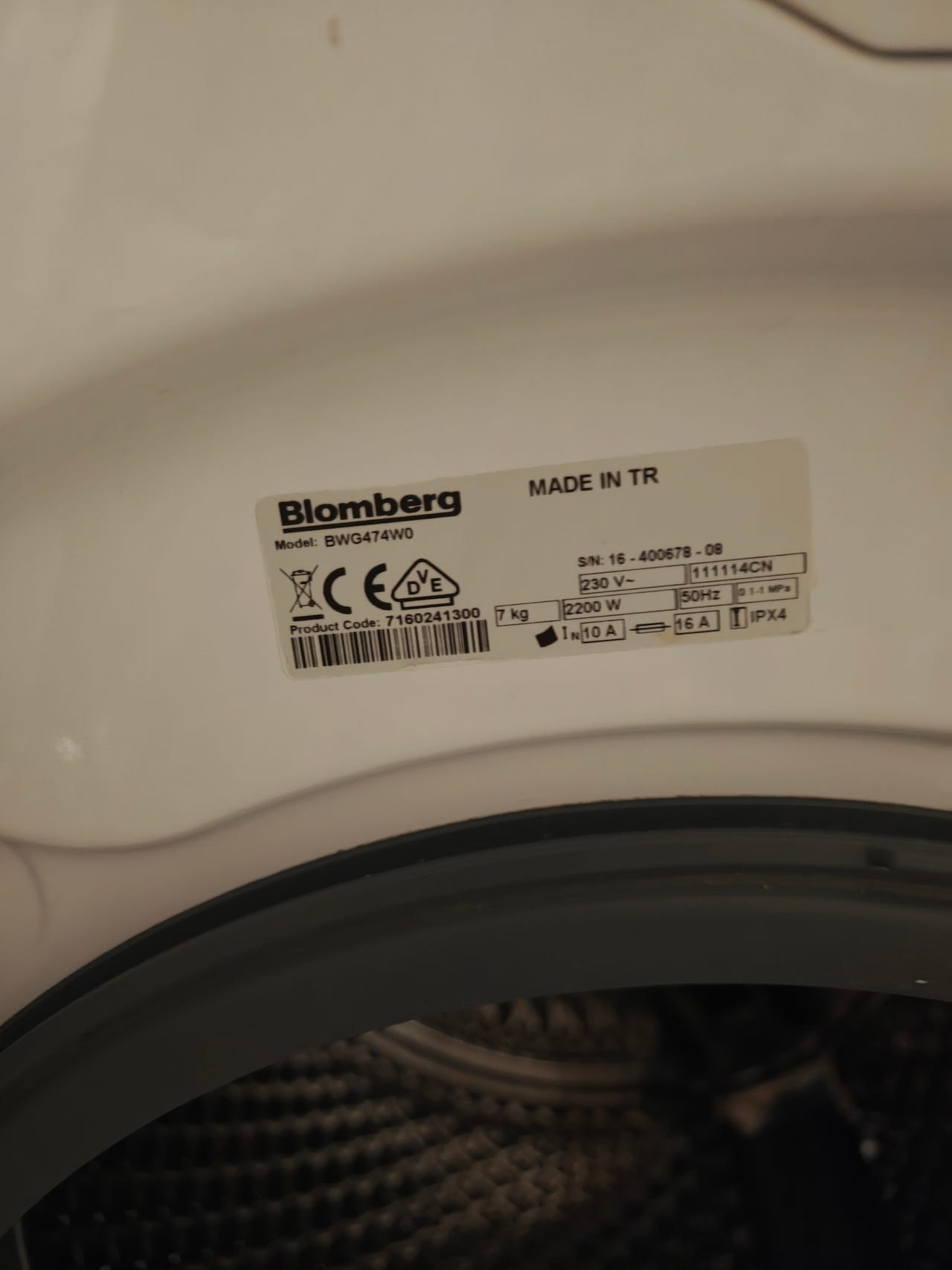 Vaskemaskin gis bort mot henting | FINN-torget