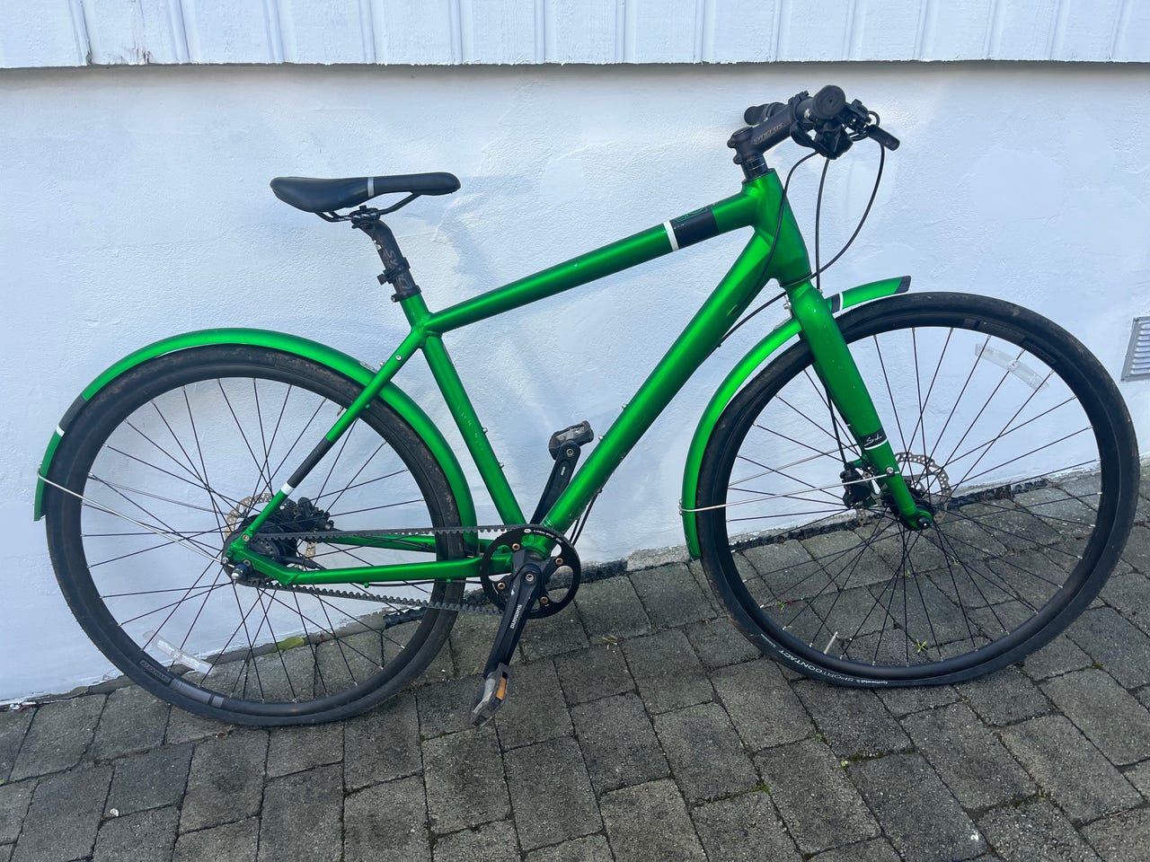 Scott Hybrid Sykkel Unisex Grønn str small | FINN-torget