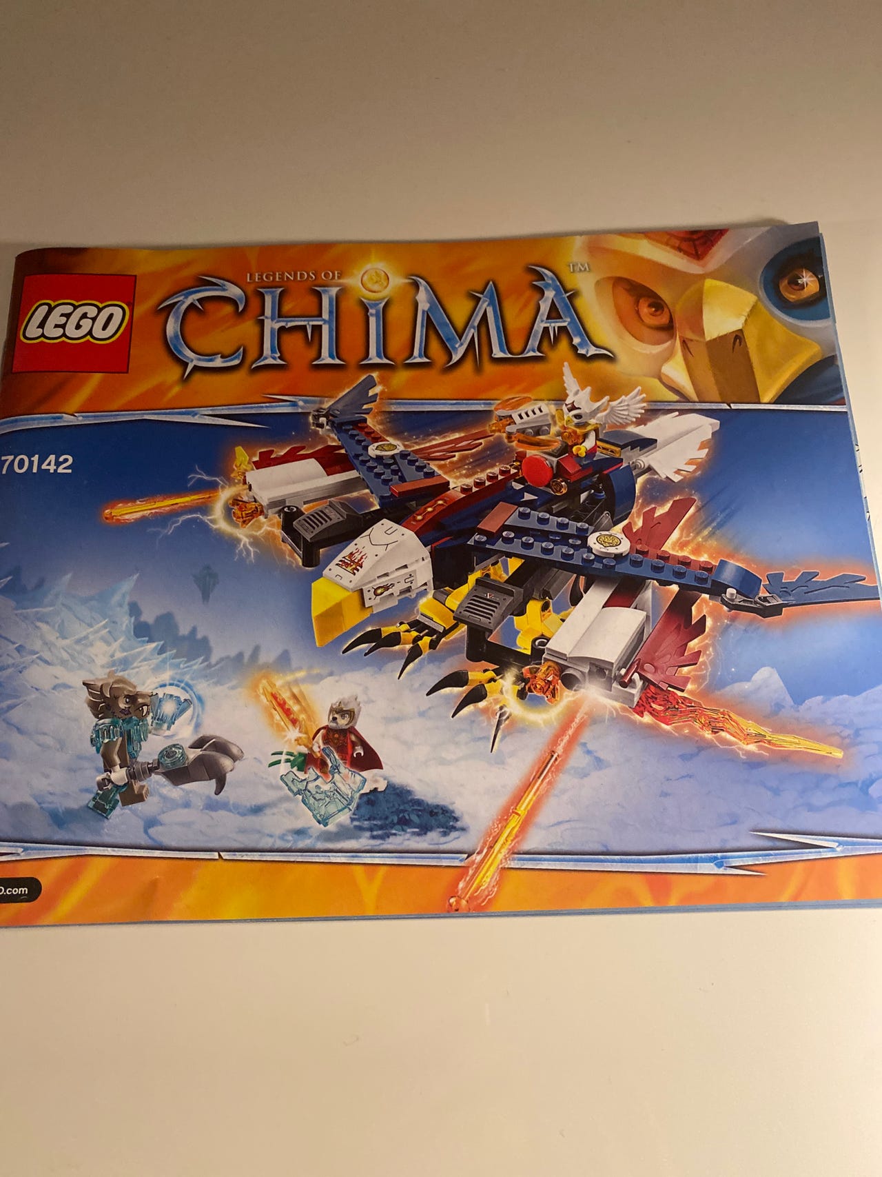 Lego Legends of chima - Eris’ Fire Eagle Flyer - komplett | FINN-torget