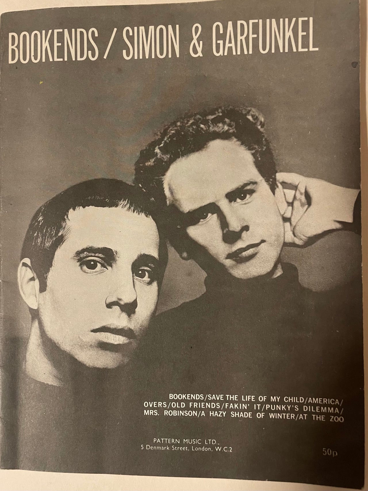 Simon & Garfunkel Bookends songbook no. 4 vintage | FINN-torget