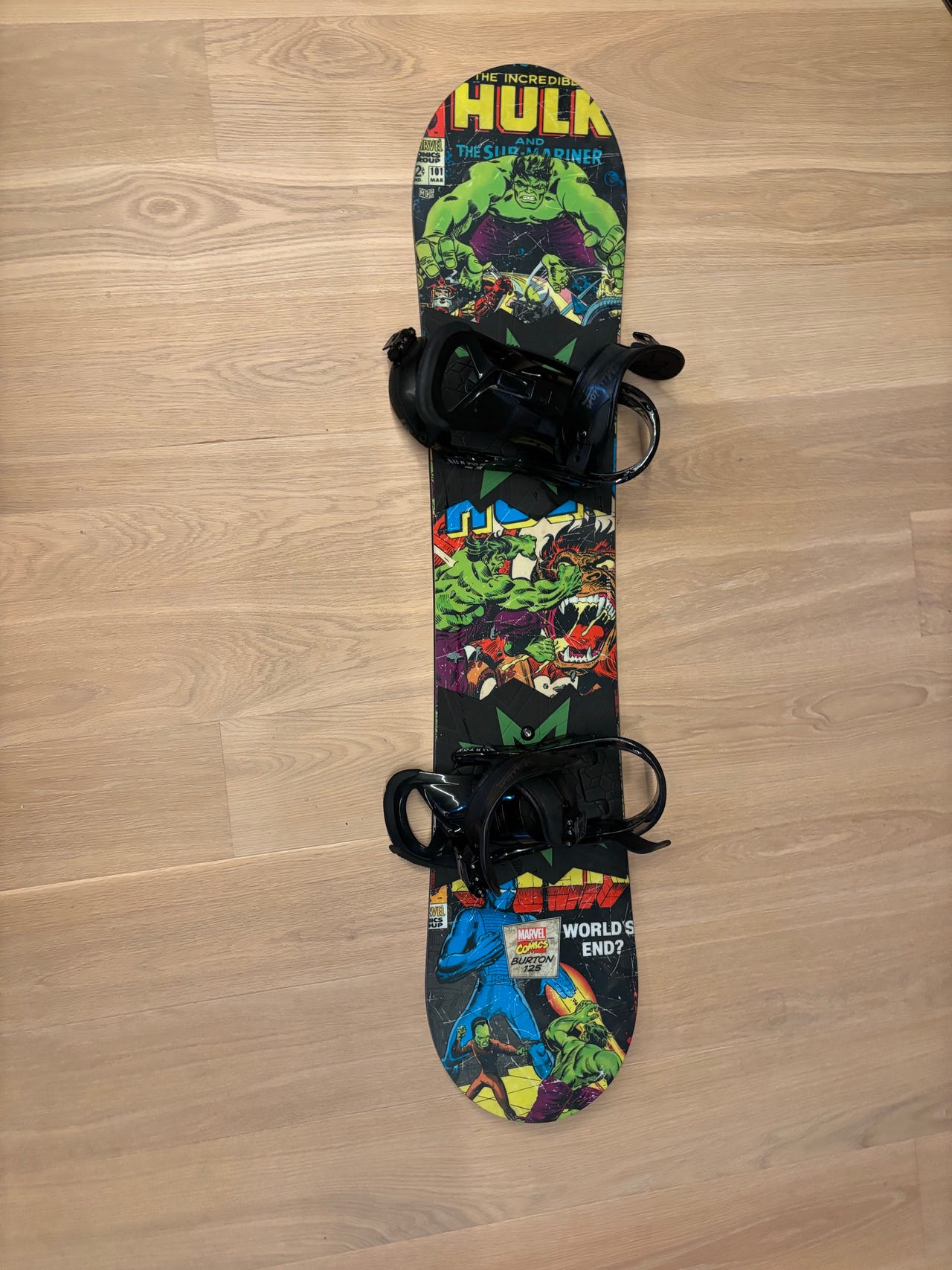 Burton Marvel Hulk Snowboard – 125cm – nesten nytt! | FINN-torget