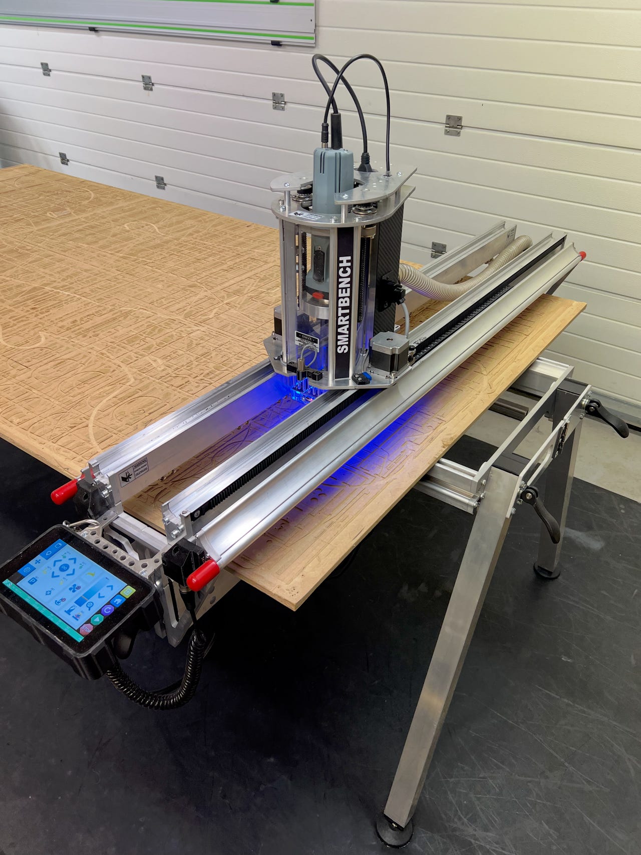 CNC fres -Yeti smartbench precition pro V 1.2 -1,25m*2,5m for hel ...