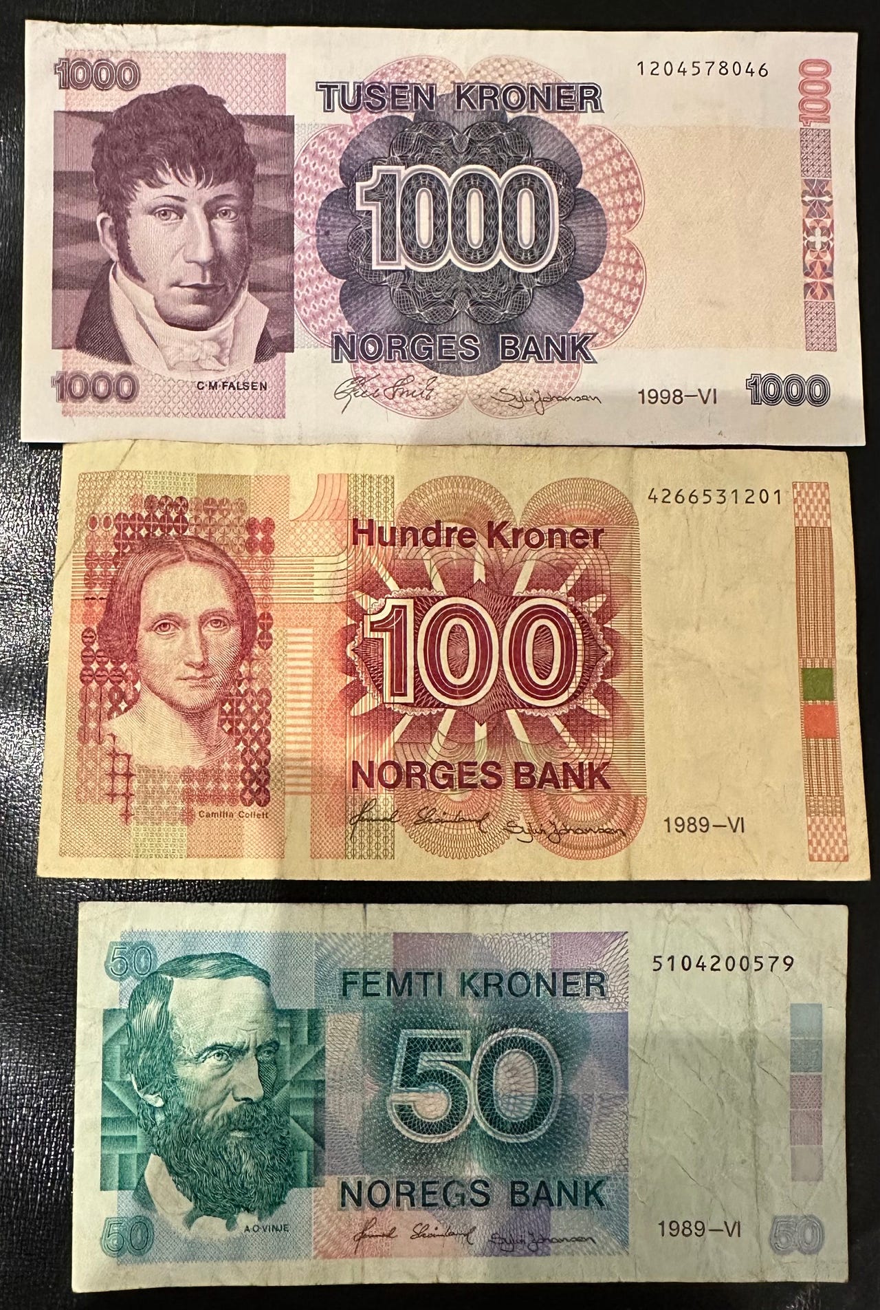 Norske og internasjonale sedler samling | FINN-torget