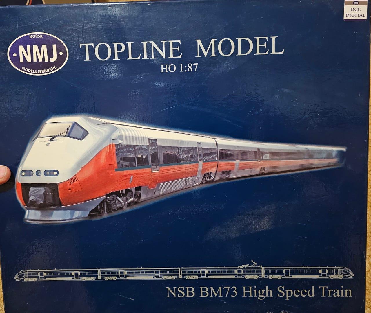 NMJ Topline Model NSB BM73 Høyhastighetstog HO 1:87 | FINN-torget