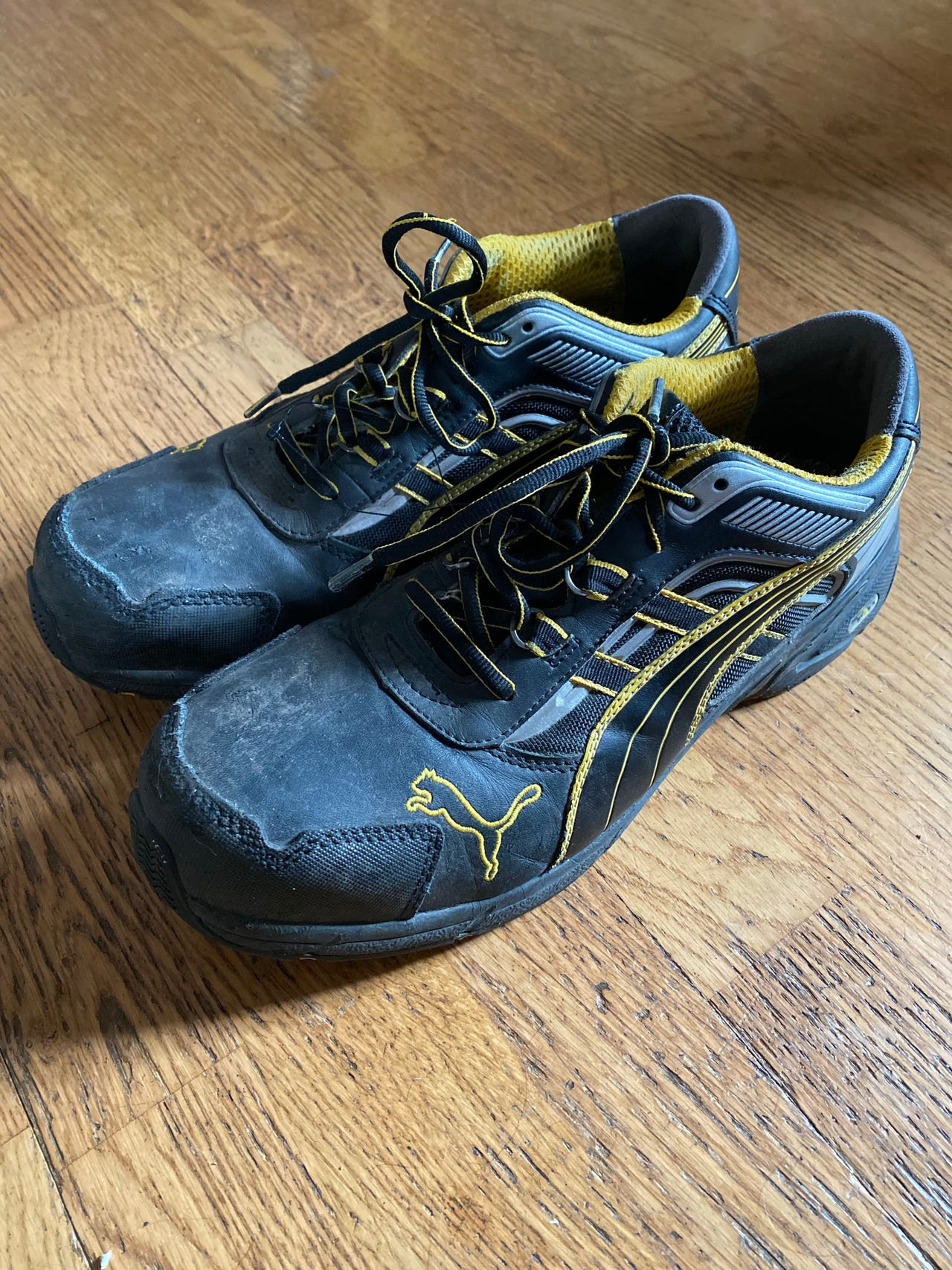 Puma vernesko str 45 svart og gul | FINN-torget