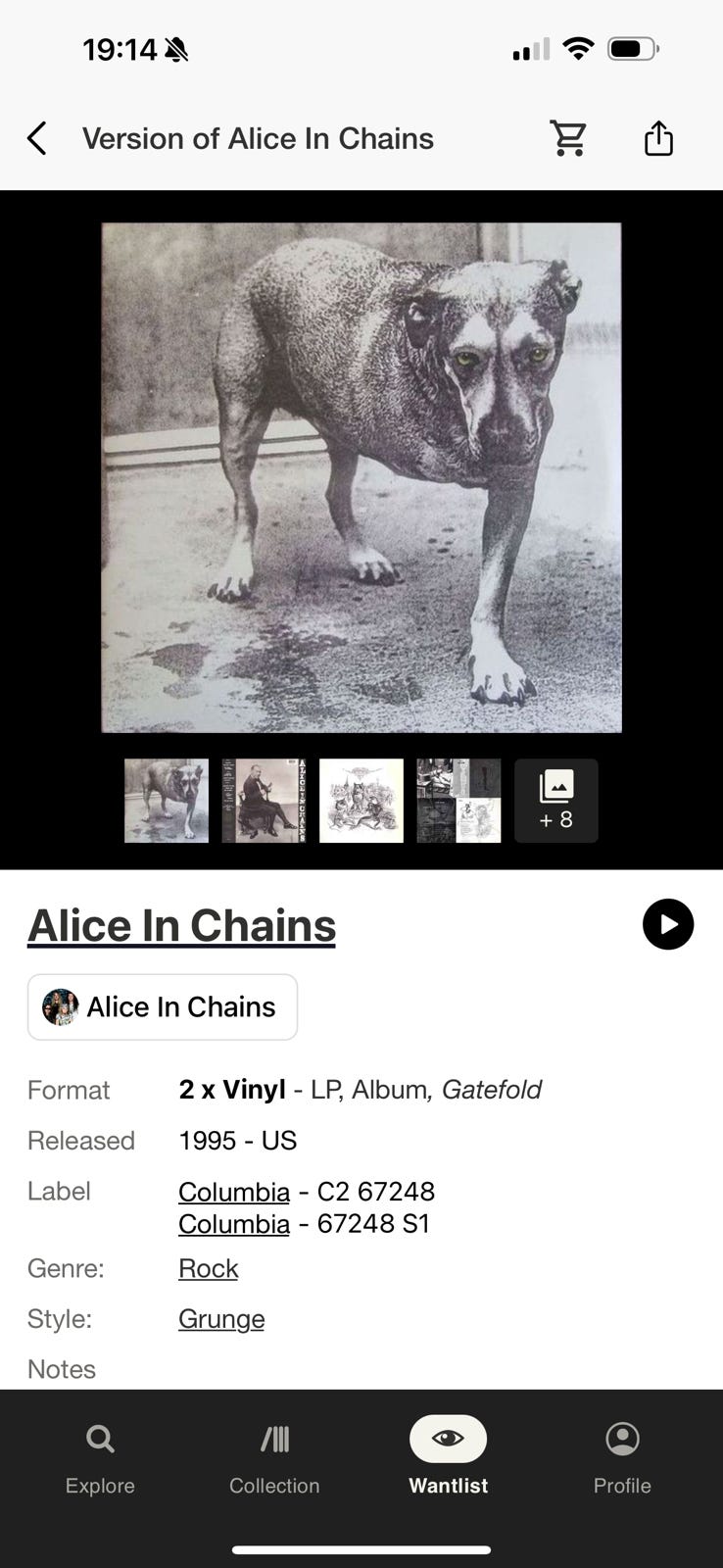 Alice In Chains - Alice In Chains LP ønskes kjøpt. | FINN-torget