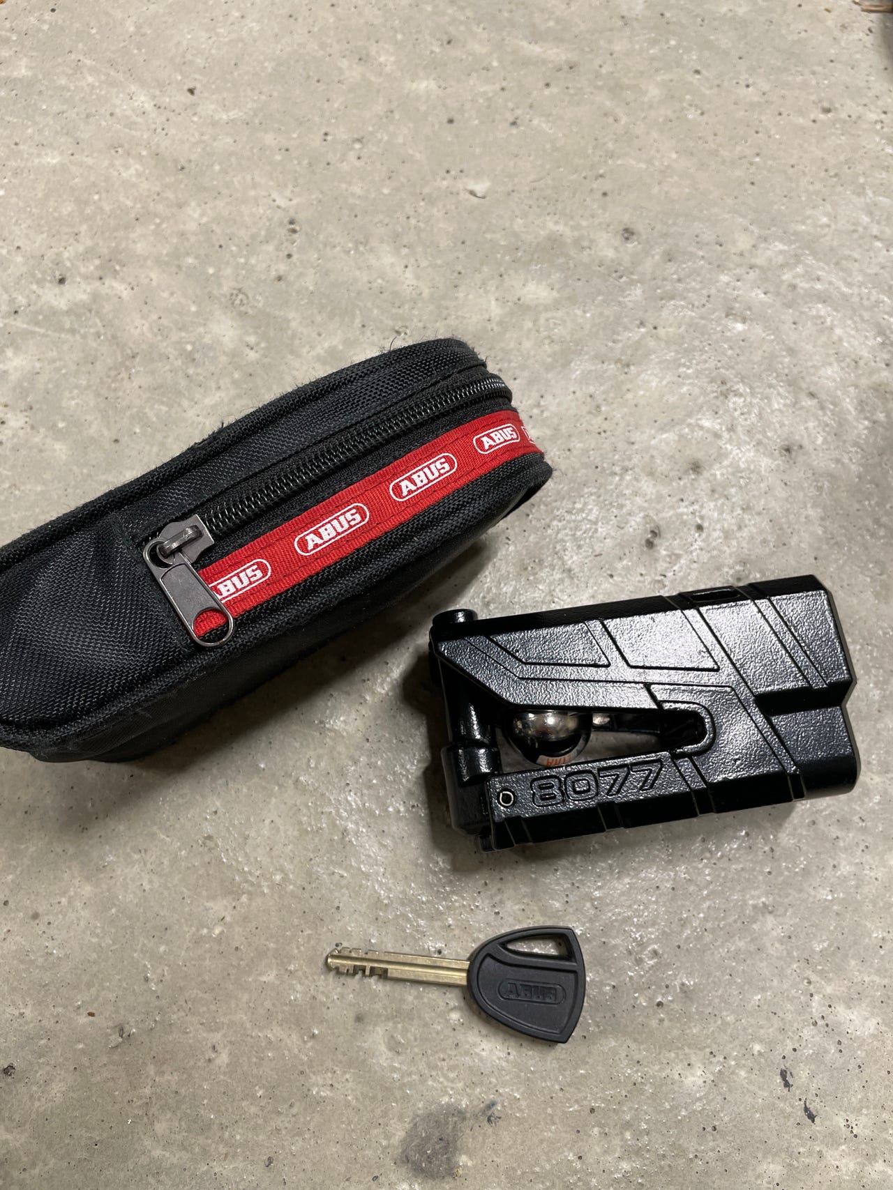 ABUS 8077 Disc Lock – med alarm | FINN-torget