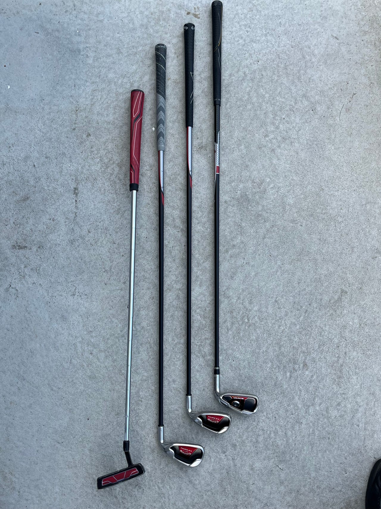 Callaway Big Bertha & TaylorMade Burner jern + Wilson M2 putter | FINN ...