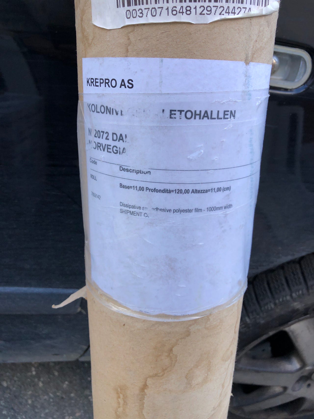 ESD Dissipative Self-Adhesive Polyester Film Roll (1000mm width) – from ...