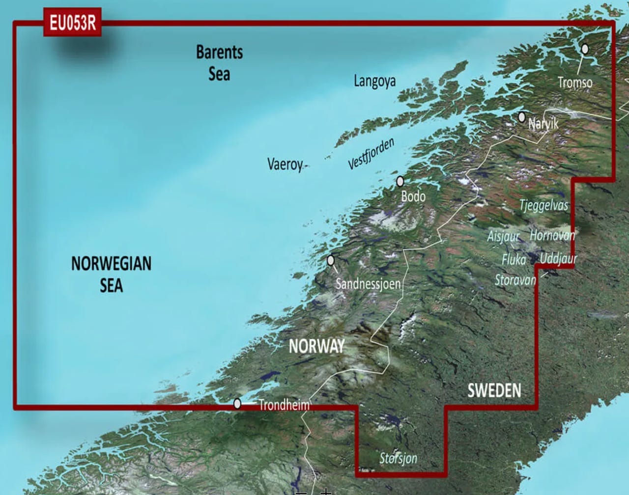 BlueChart® g3 HXEU053R - Trondheim-Tromsø | FINN-torget
