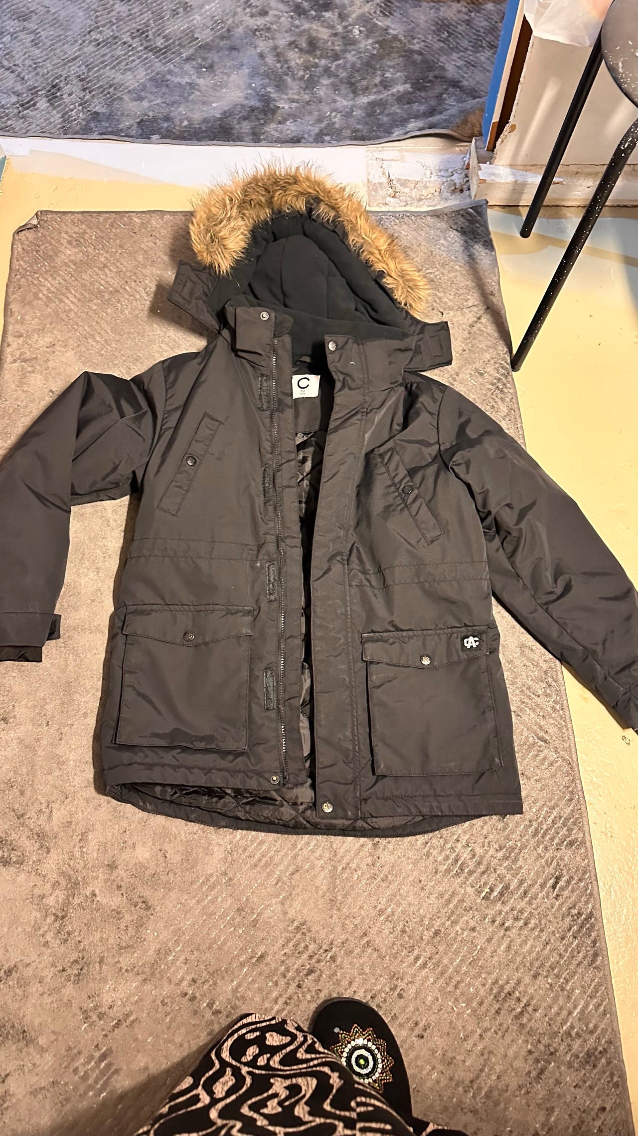 Cubus Parkas Jakke Svart Barn Gutt 164 | FINN-torget