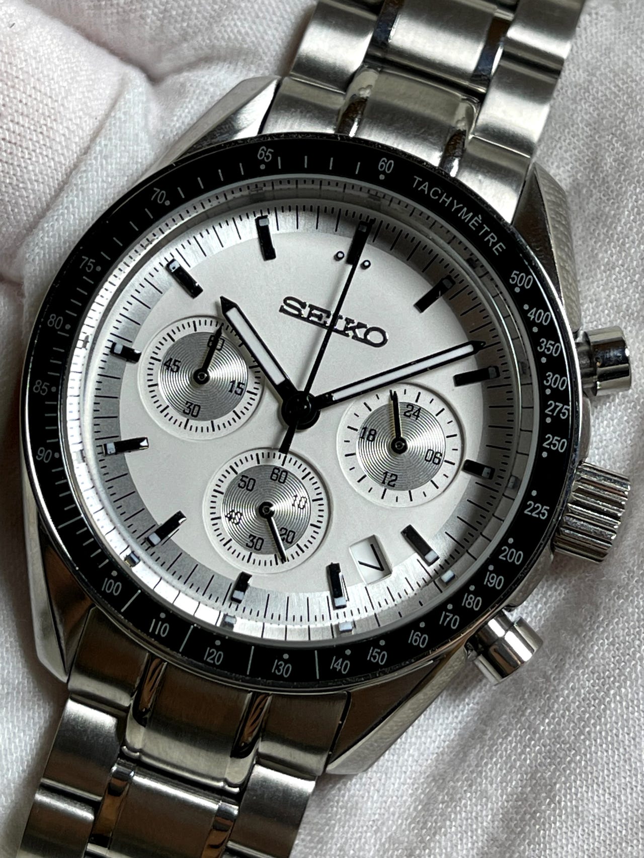 Seiko White Speedmaster X Mod | FINN-torget