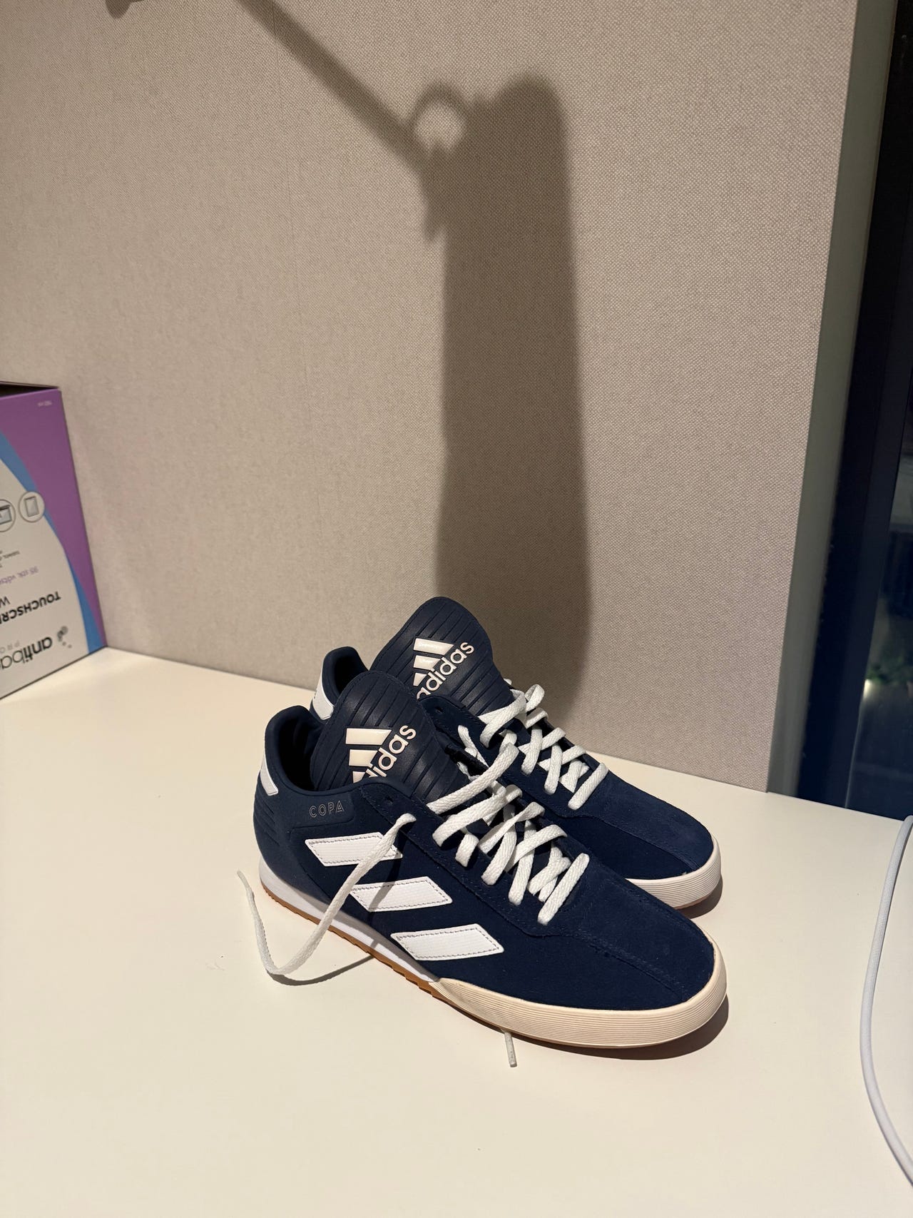 Ubrukte Adidas Copa Super – Navy / White sneakers | FINN-torget