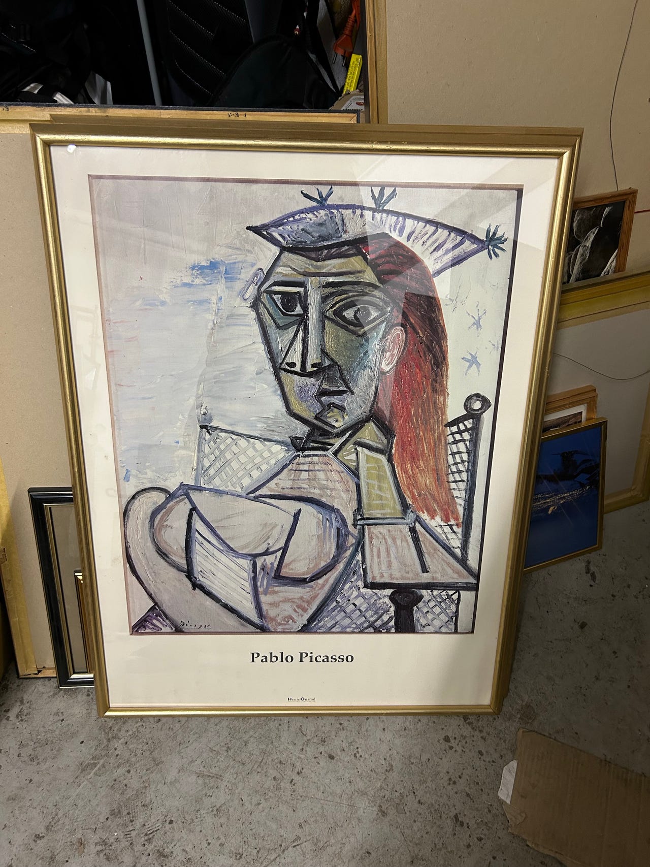 Pablo Picasso Kunstplakat med ramme 60x80 cm | FINN-torget