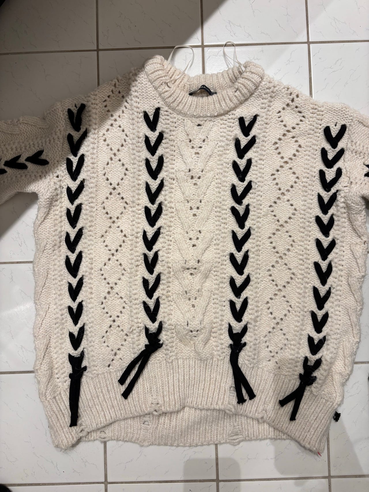 Zara Genser Hvit S Dame | FINN-torget