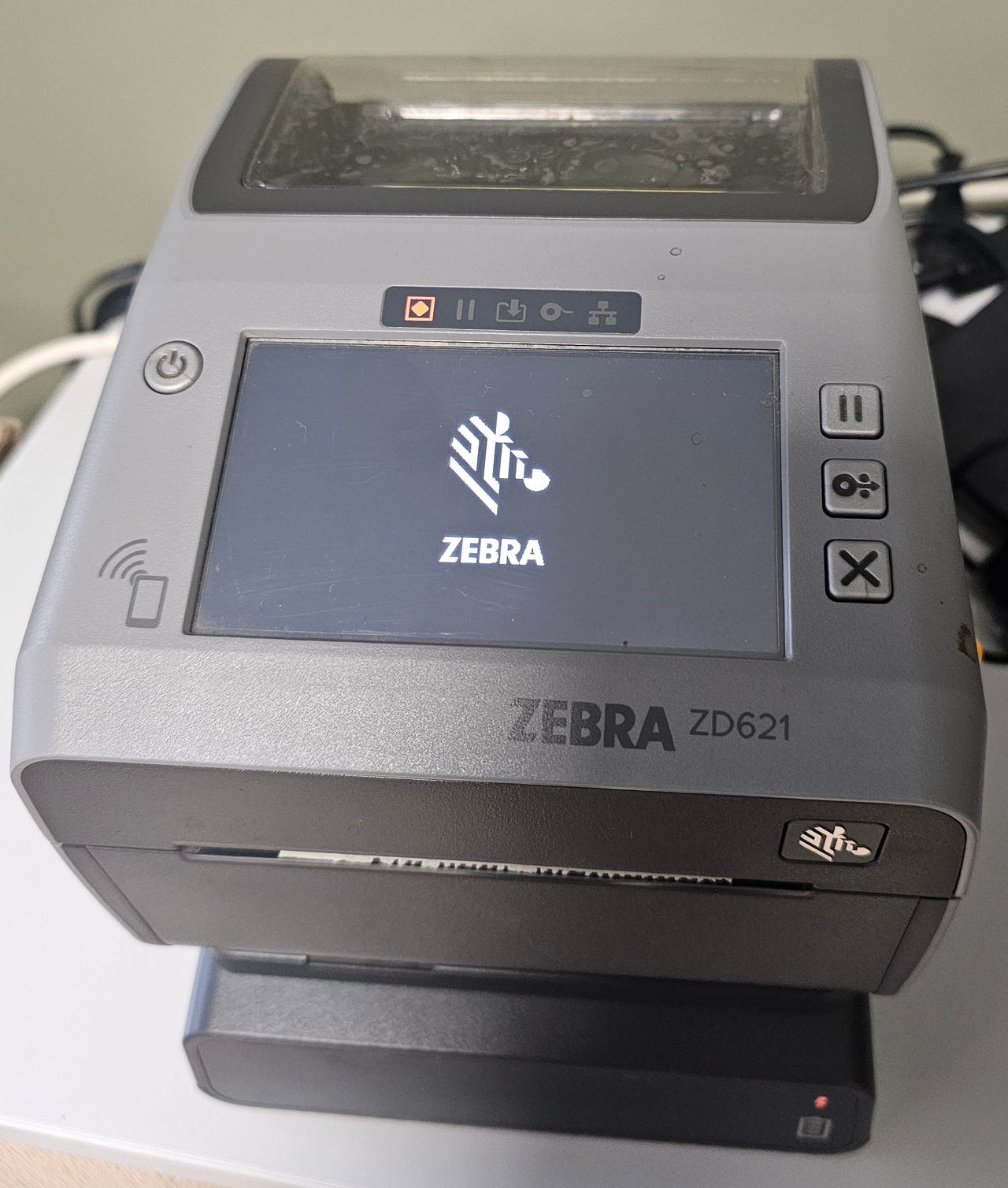 Zebra ZD621 Etikettskriver Bluetooth/Wifi/Ethernet/USB med batteripakke ...