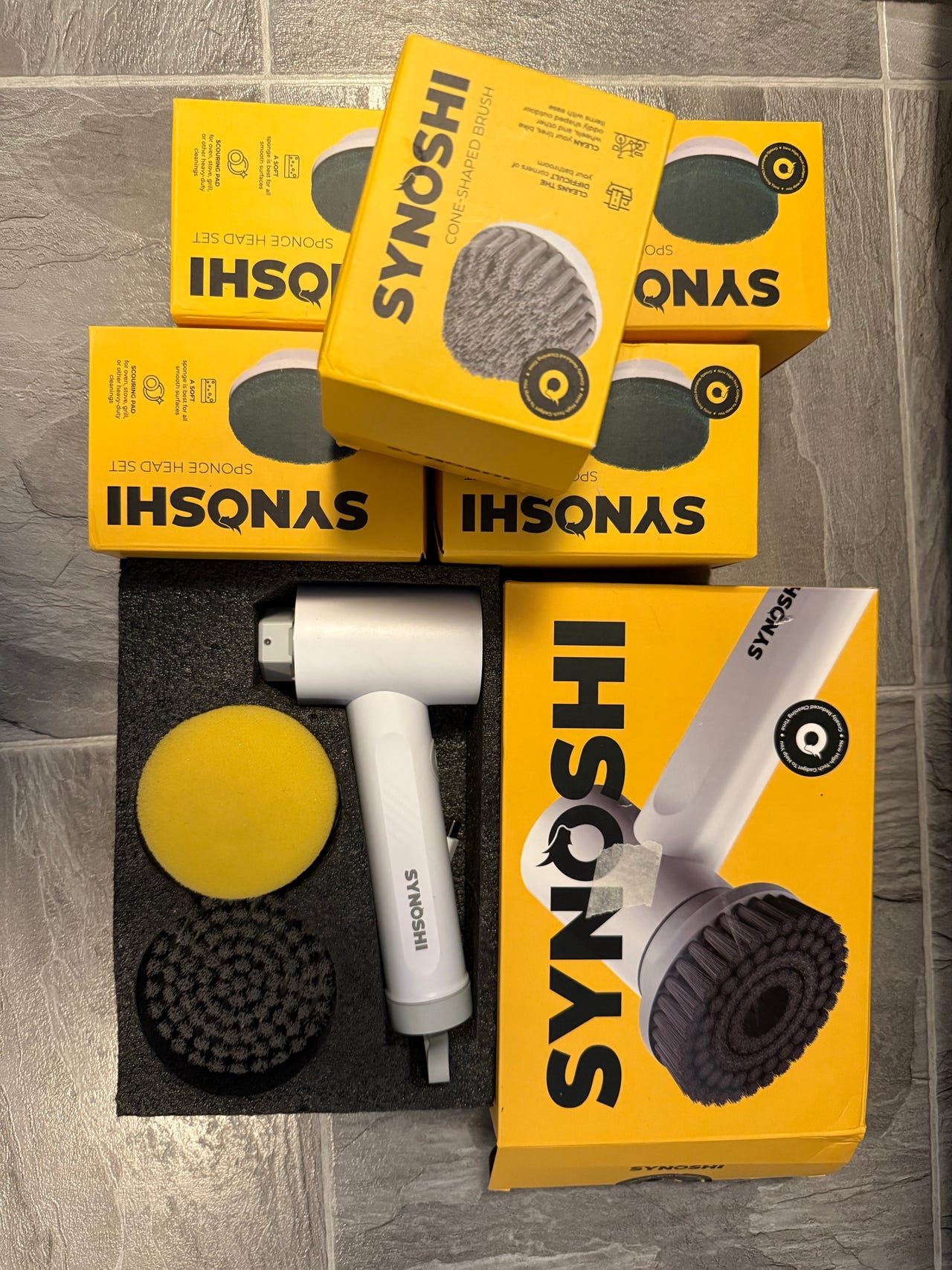 Synoshi Power Spin Scrubber – Rask, Effektiv og Enkel Rengjøring | FINN ...