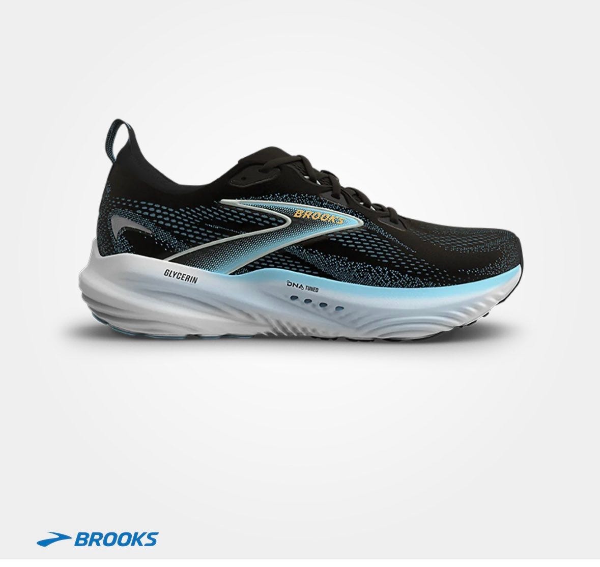 Brooks Glycerin Løpesko Svart Blå Str 43 | FINN-torget