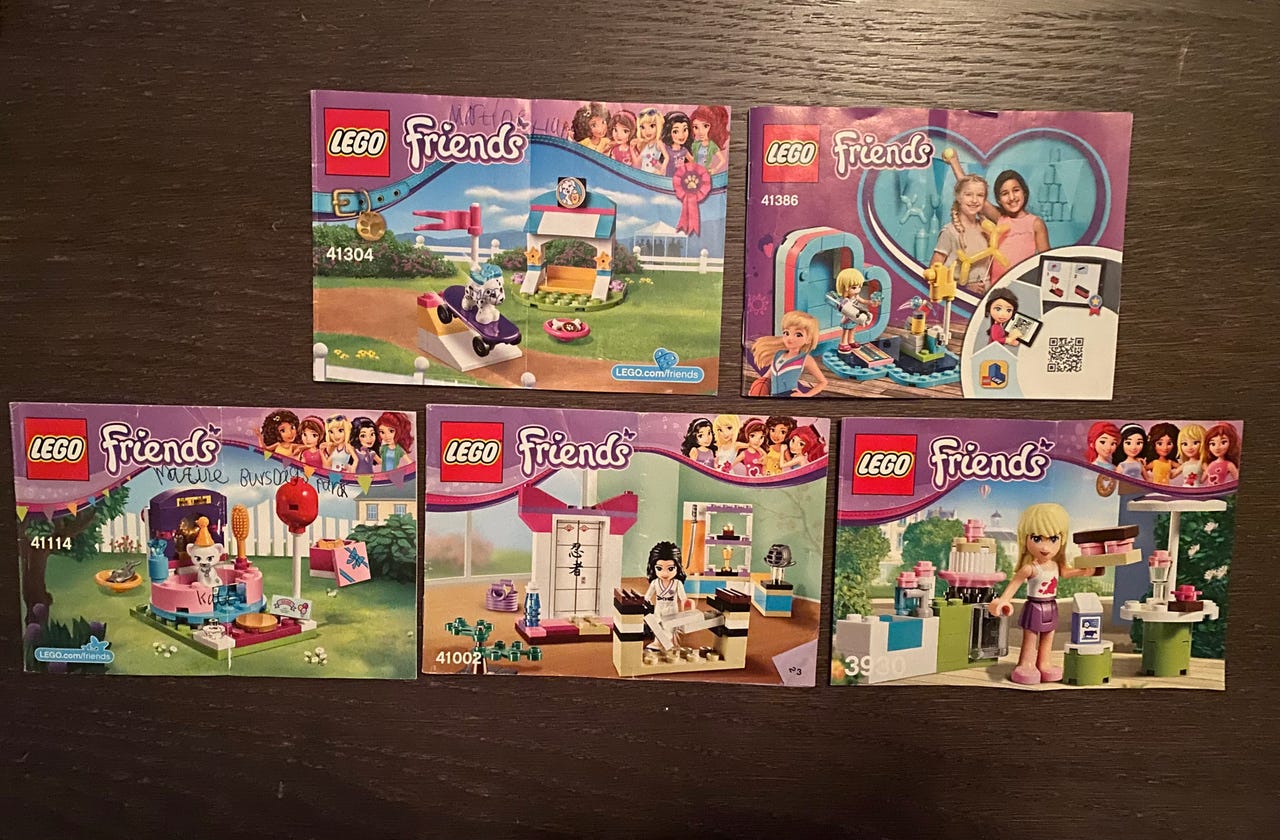 Lego Friends 5 pakker selges samlet | FINN-torget