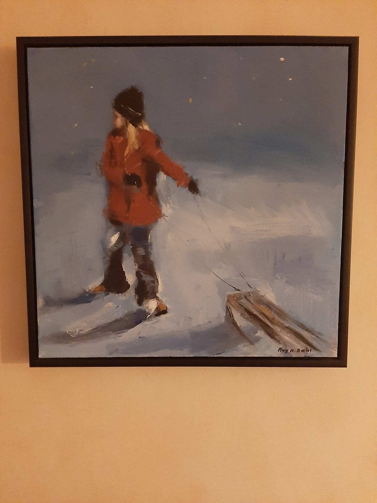 Roy Dahl maleri selges | FINN-torget