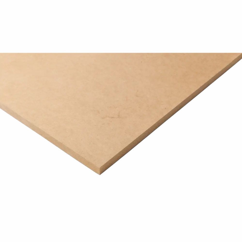 MDF plate standard ubehandlet 12x1220x2440 mm - 1 stk | FINN-torget