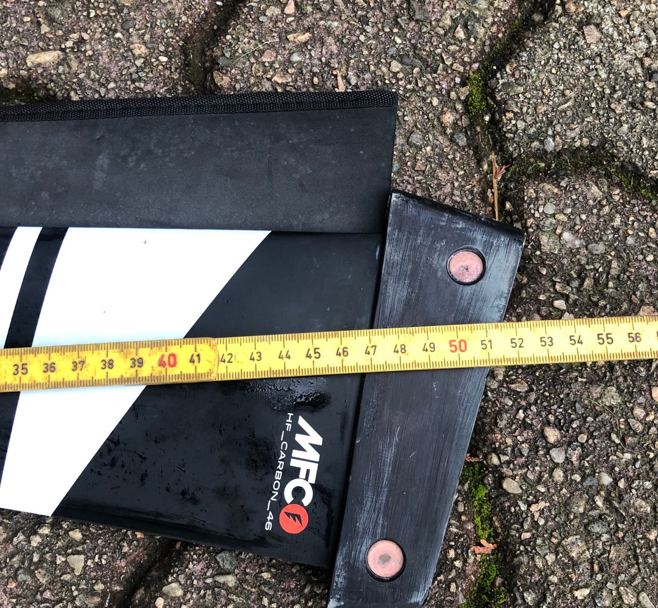 MFC Seilbrett finne 46 cm svart hvit | FINN-torget
