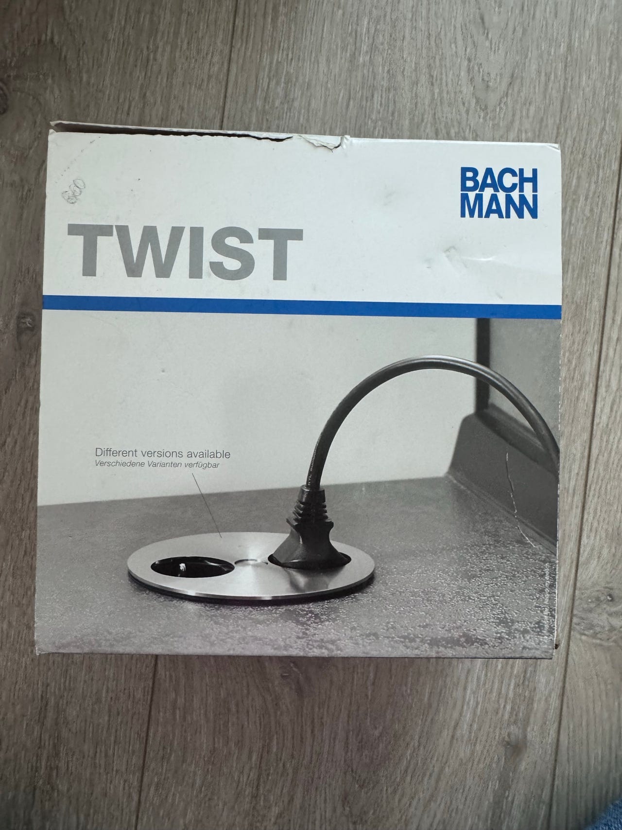 Helt ny Bachmann stikkontakt dobbel med usb, rustfritt børstet stål ...