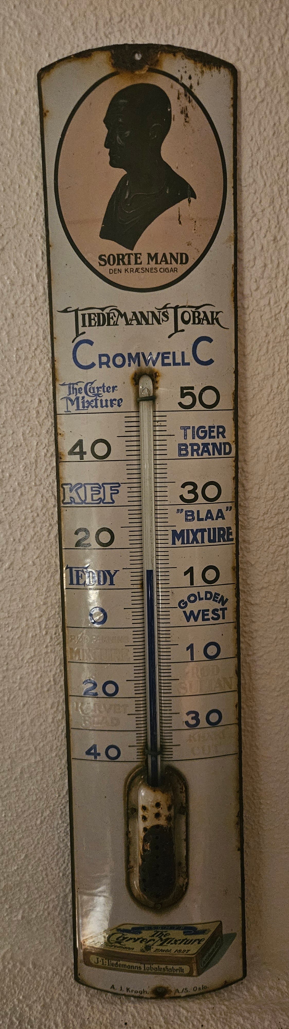 Tidemanns tobak Termometer | FINN-torget